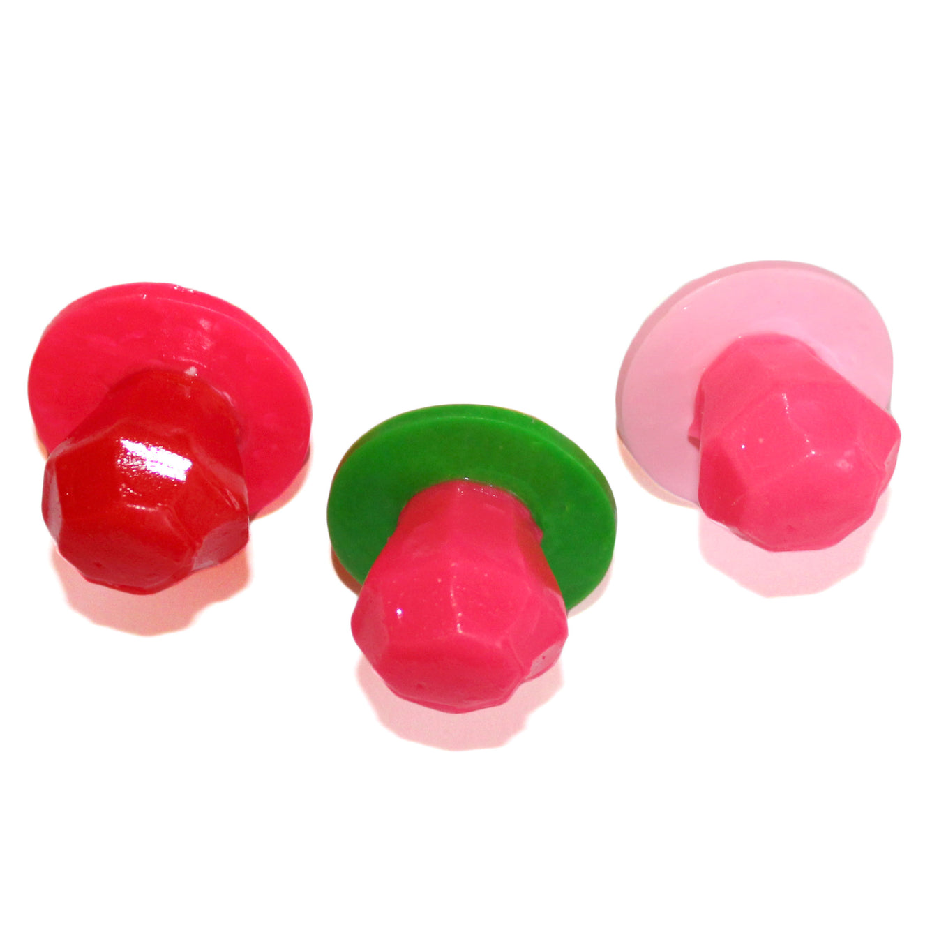 Faux Candy Ring, Adjustable Size, Pink Green or Red – Fatally Feminine ...